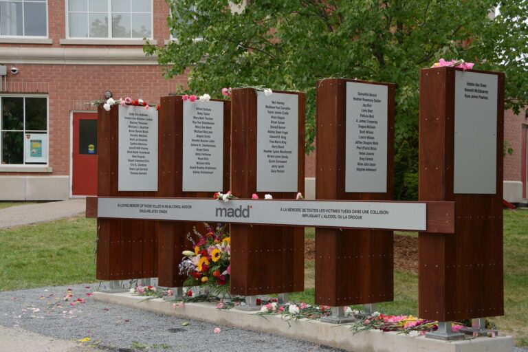 Chinguacousy Park Madd Canada Monument - Rutherford Contracting Chinguacousy Park Madd Canada Monument - Rutherford Contracting
